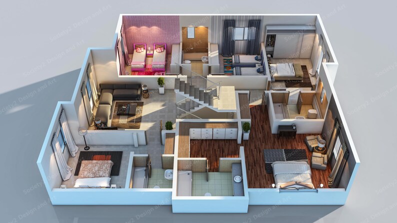 3D Floor Plans: Realistic, Detailed Layouts Ideal for Real Estate ...