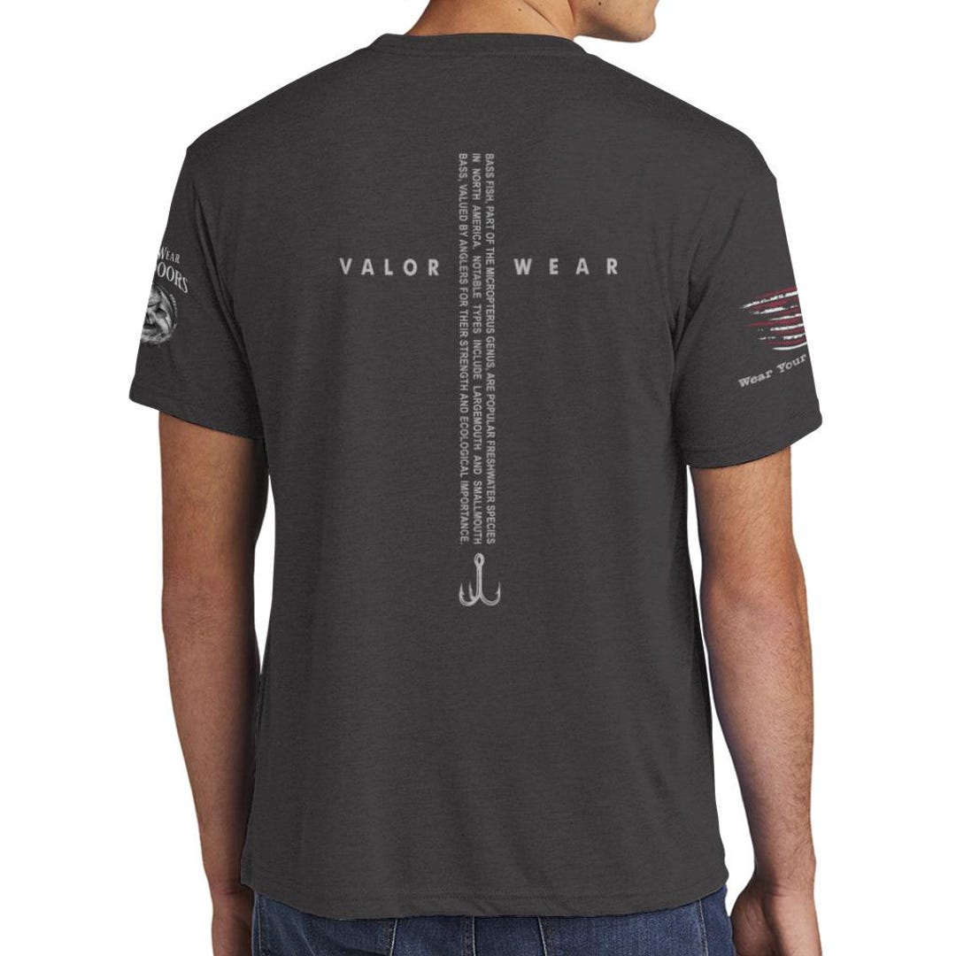 Vertical Bass Definition (dark) – Premium Triblend Fishing Tee - Etsy