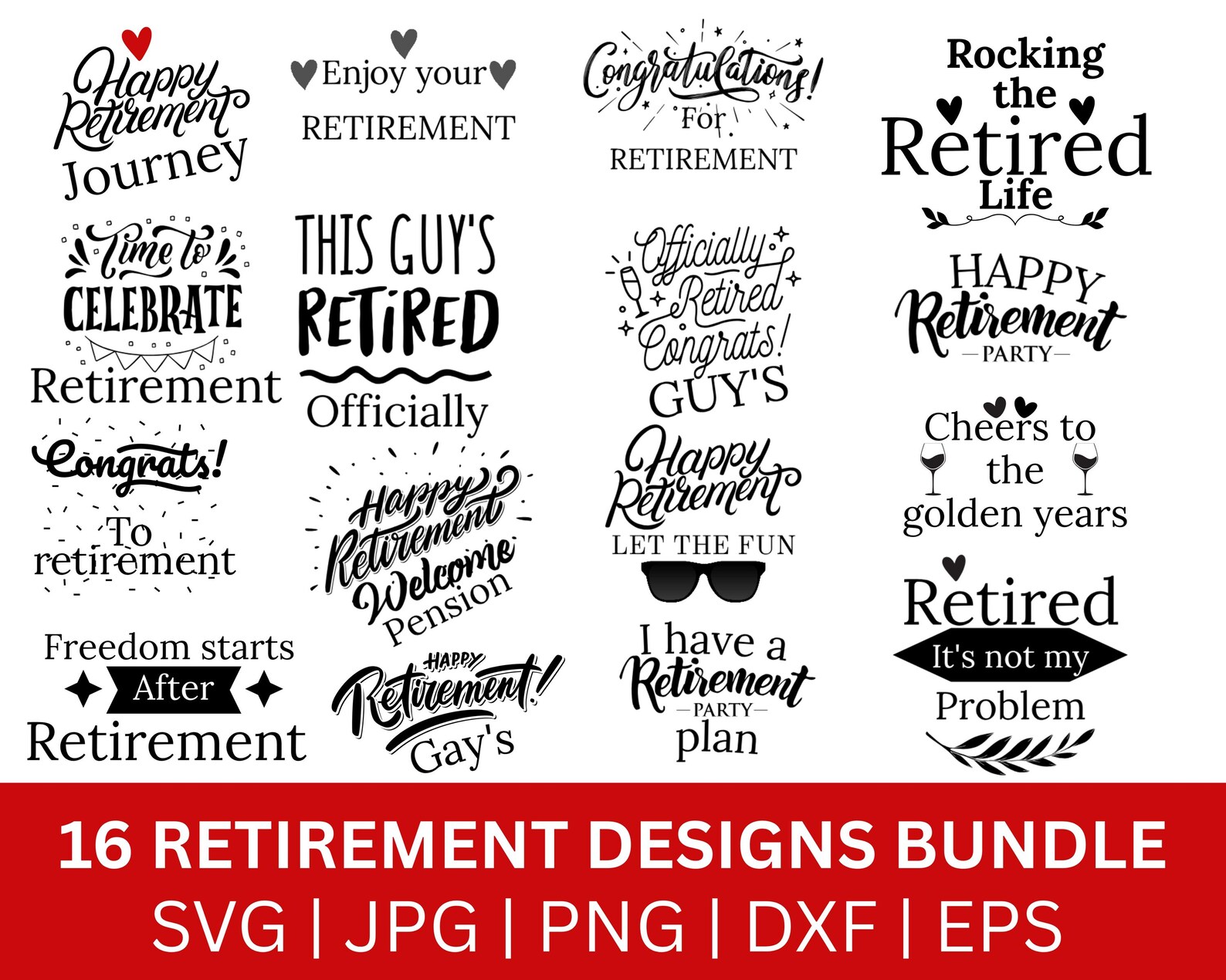 Retired 2025 SVG: Retirement Saying, Cricut & Silhouette (digital ...