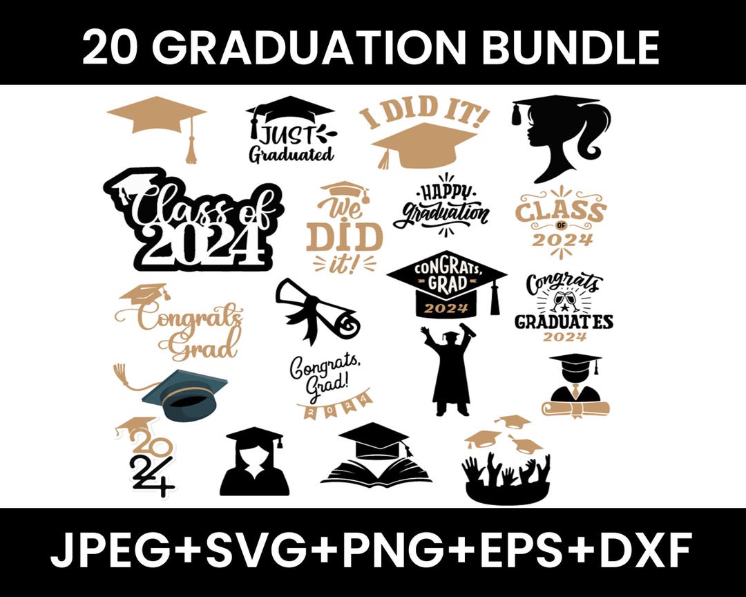 Proud Graduate 2025 Svg Bundle, Graduation Svg, Proud Senior Svg ...