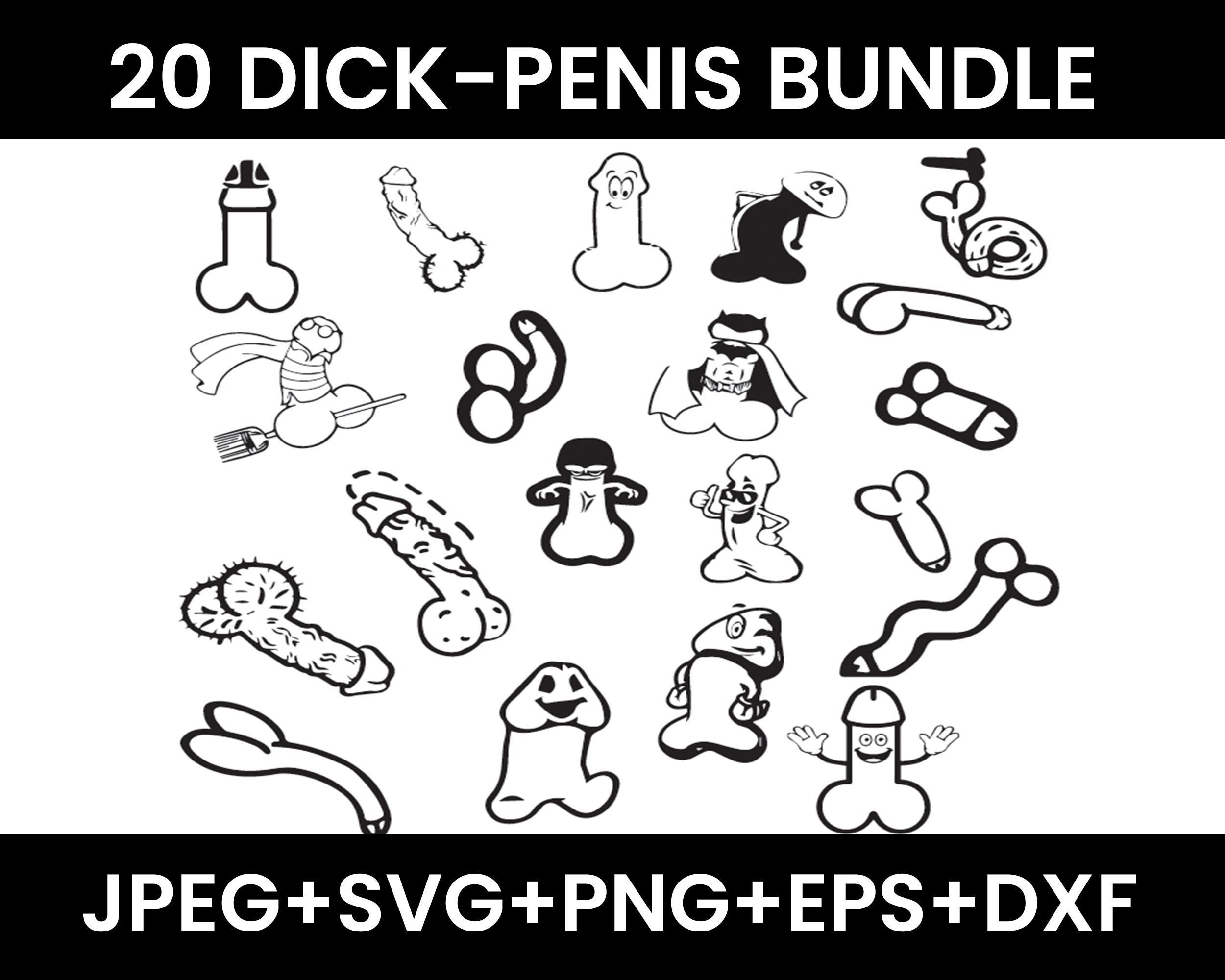 Penis SVG, Bachelorette Cut File for Cricut and Silhouette, Dick Svg ...
