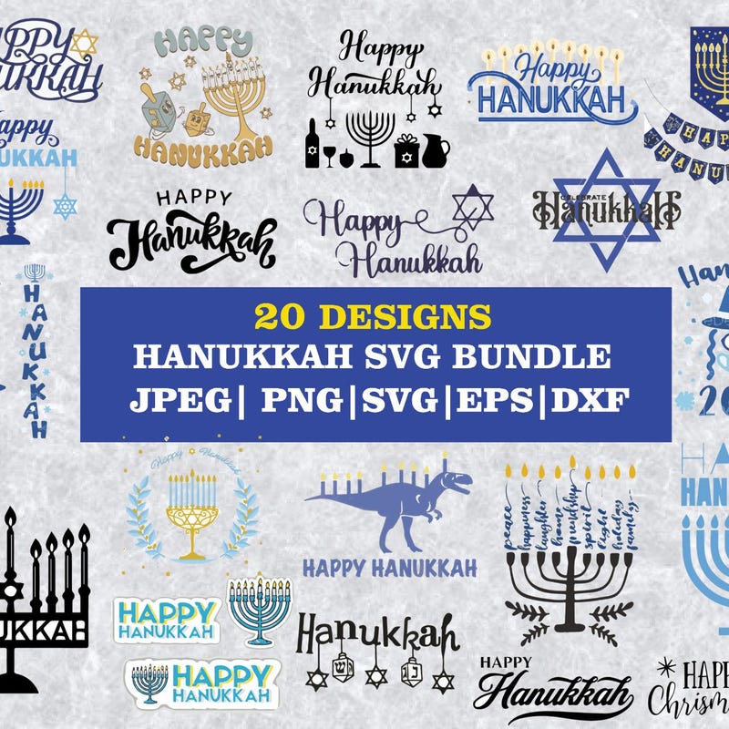 Hanukkah Cliparts - Etsy