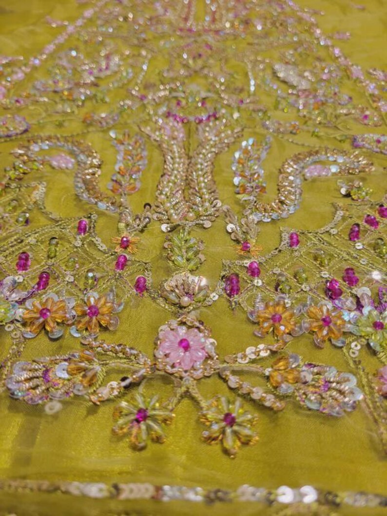 Olive Green Sharara | Mehndi Dress Bride | Pakistani Party Wear ...