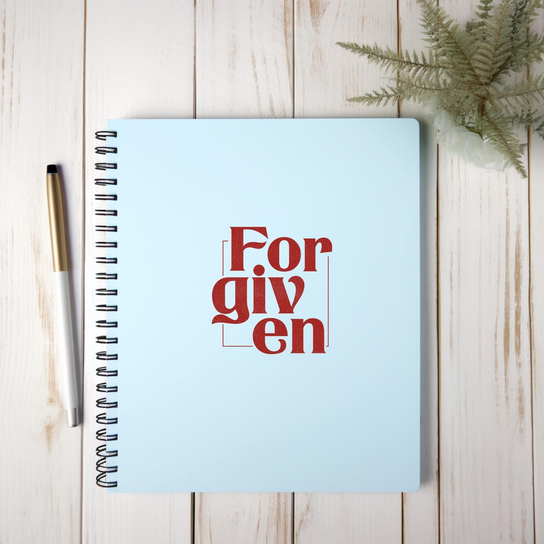 Forgiven Vinyl Sticker - Christian Waterproof Faith Sticker for ...