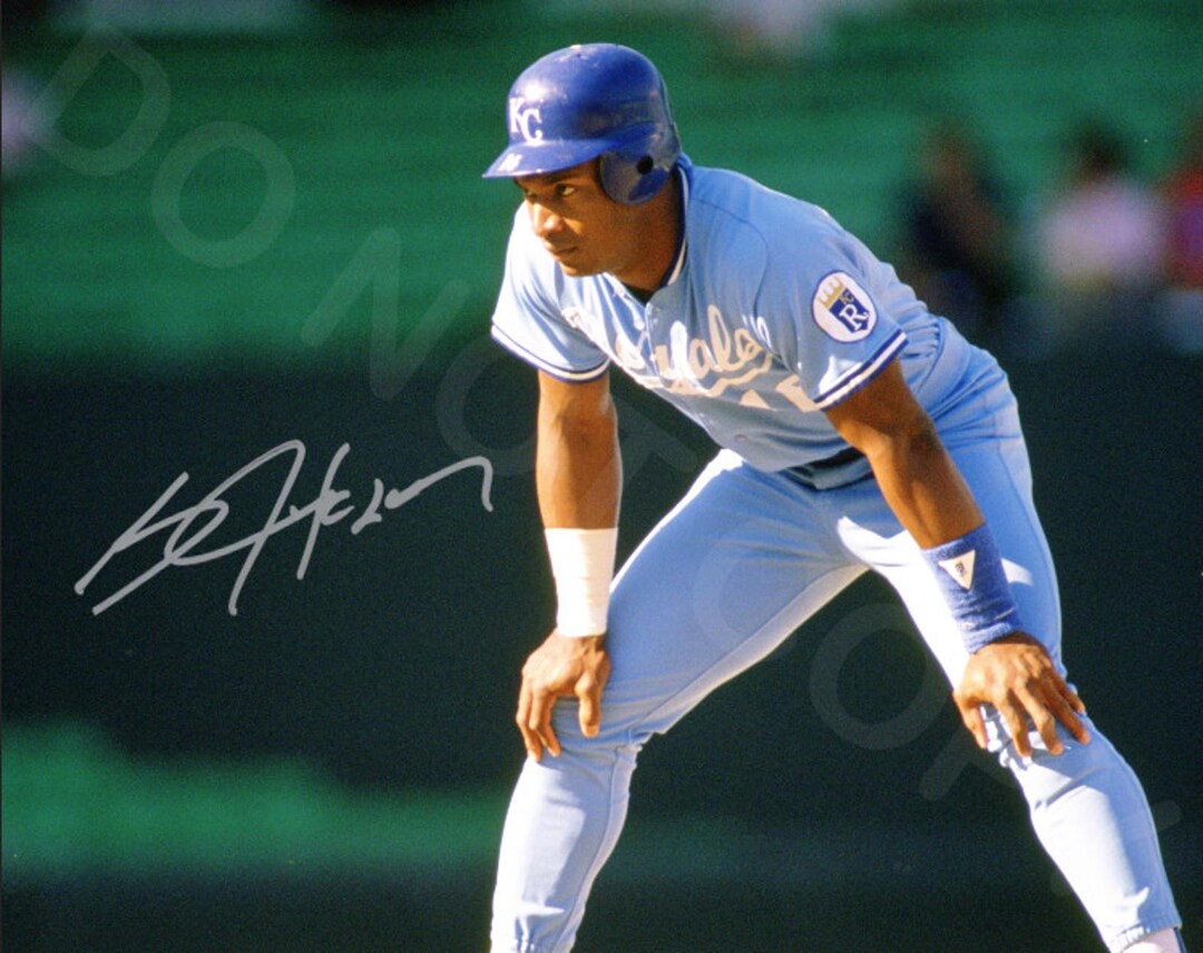 Bo Jackson Autographed 8x10 Photo Reprint Kansas City Royals Signed ...