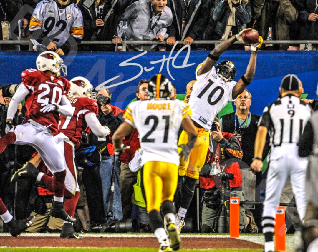 Santonio Holmes Auto 8x10 Signed Reprint Photo Steelers Super Bowl the ...