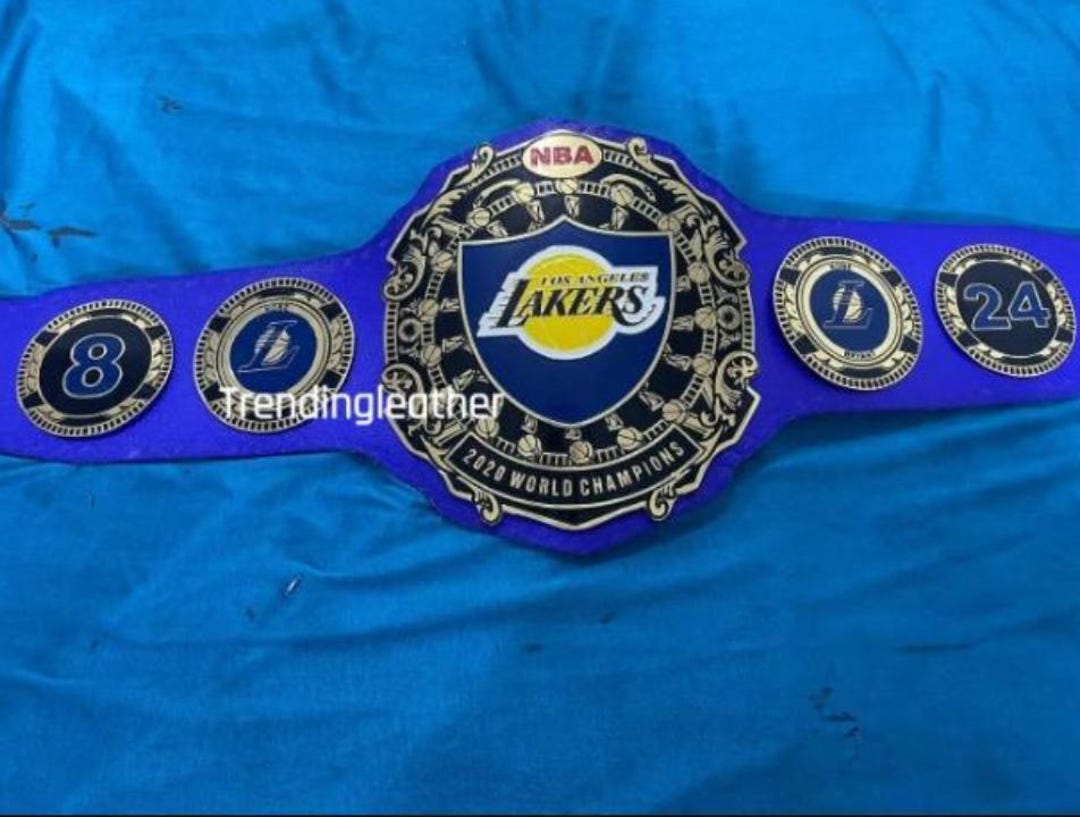Los Angeles Lakers Championship Belt Adult Size Replica - Etsy