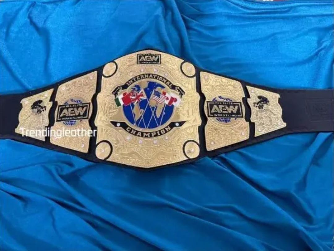 International Championship Belt Adult Size Replica - Etsy