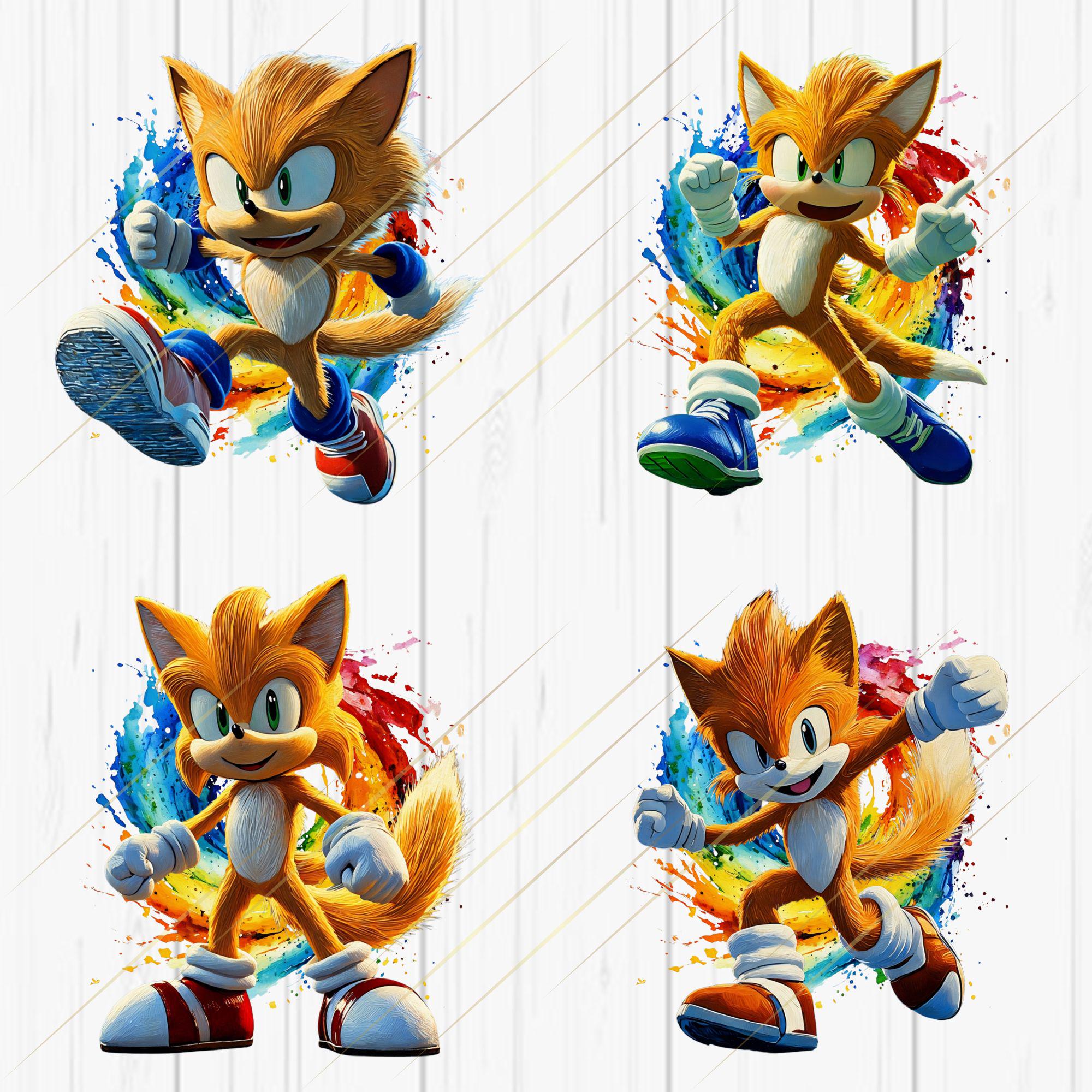 Sonic the Hedgehog, PNG, Tails, Wall Art, Wall Print, Clipart, Cricut ...