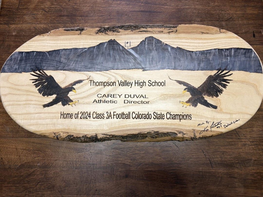 TV State Championship Plaque - Etsy