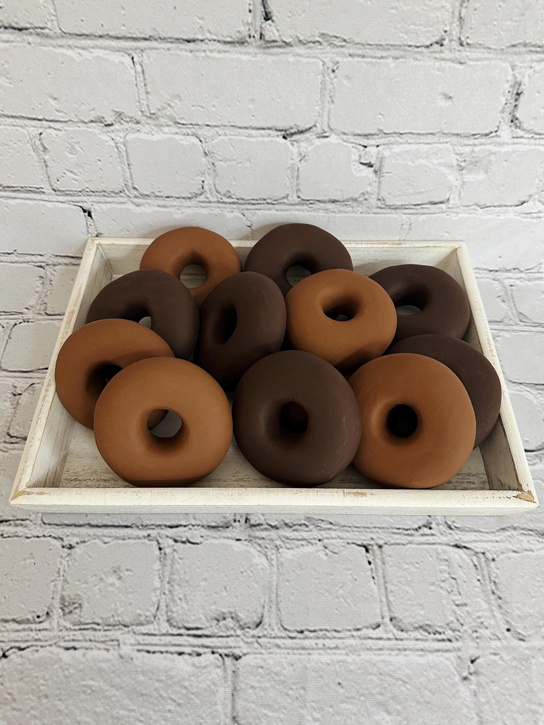 DIY Faux Donuts for Display | Blank Foam Clay Fake Donut Hand Painted ...