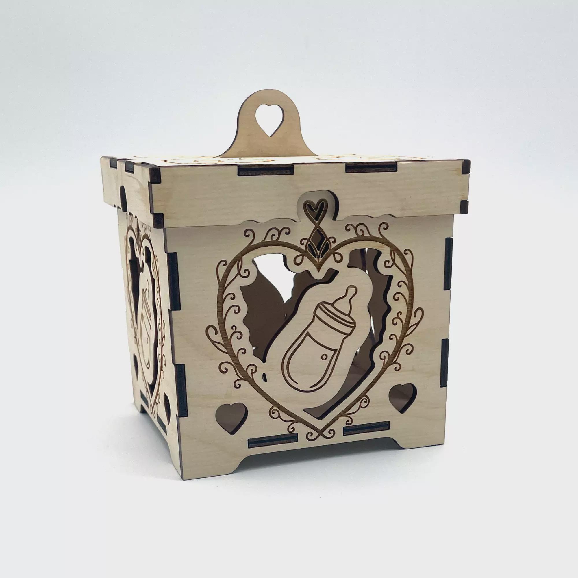 Laser File, Nursery Storage Box, SVG, DXF, AI and Lightburn Files ...