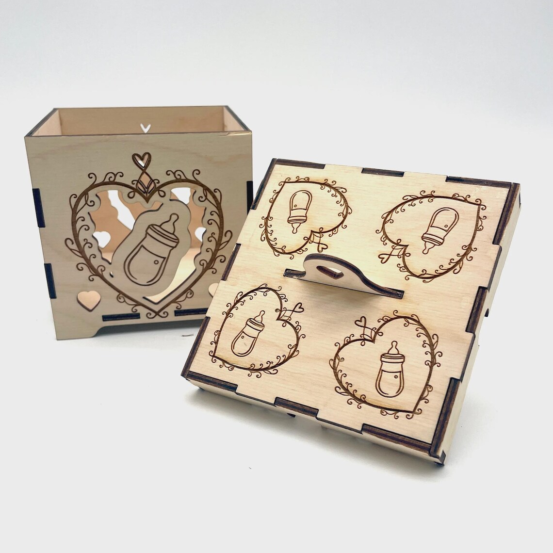Laser File, Nursery Storage Box, SVG, DXF, AI and Lightburn Files ...