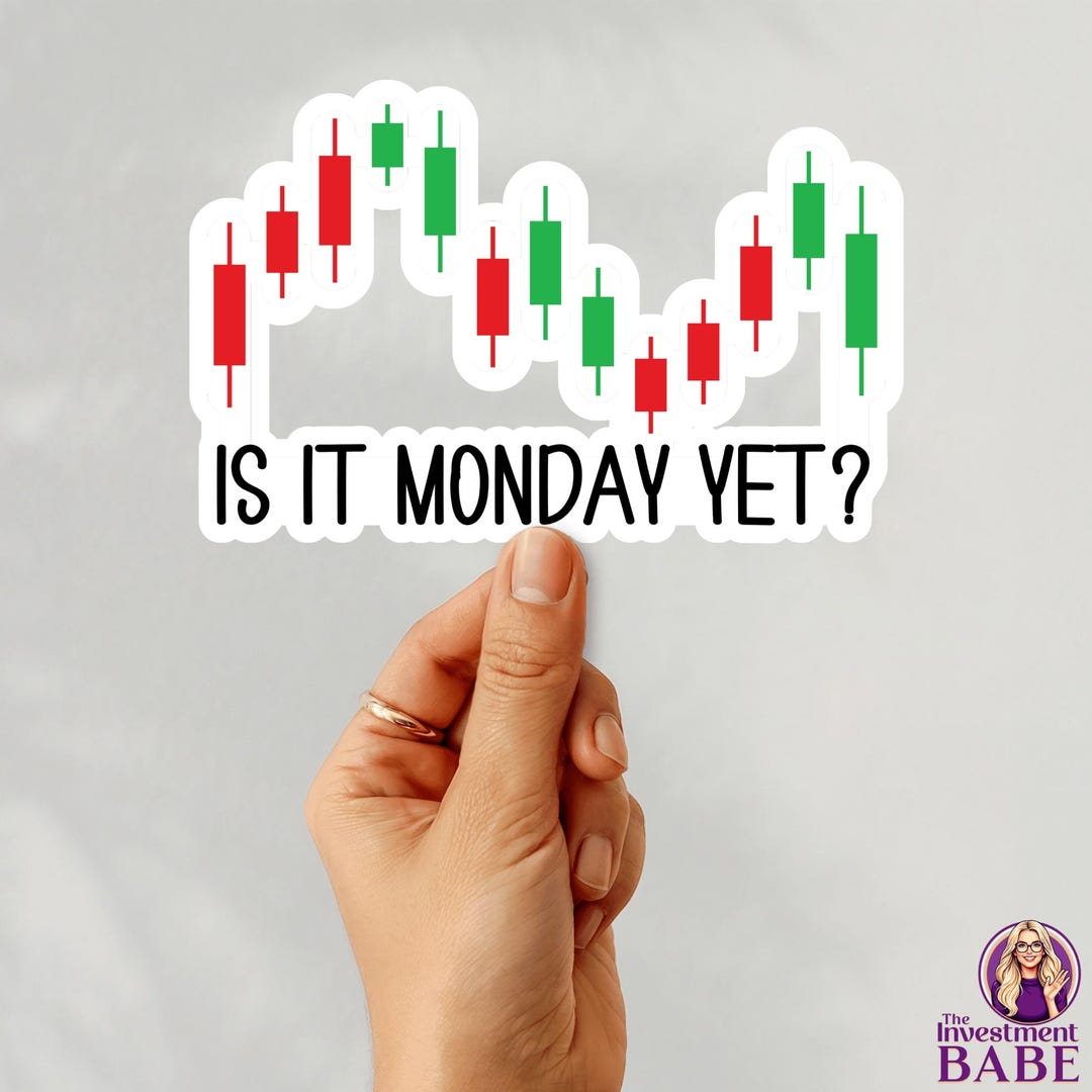 Stock Market Sticker, Investment Decal, Day Trader Label - Etsy