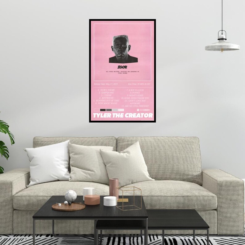 IGOR - Tyler, the Creator Album Cover Poster - Aesthetic Music Wall Art ...