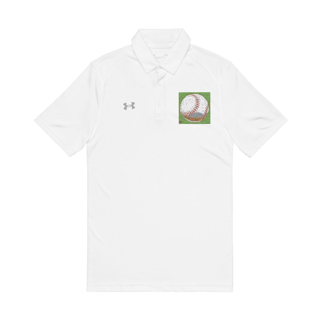 Embroidered Baseball Polo Shirt, Perfect for Sports Enthusiasts, Father ...