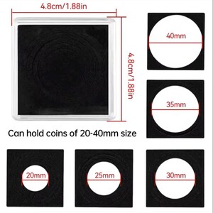 20 Box for Coin Different Sizes Plastic - Etsy