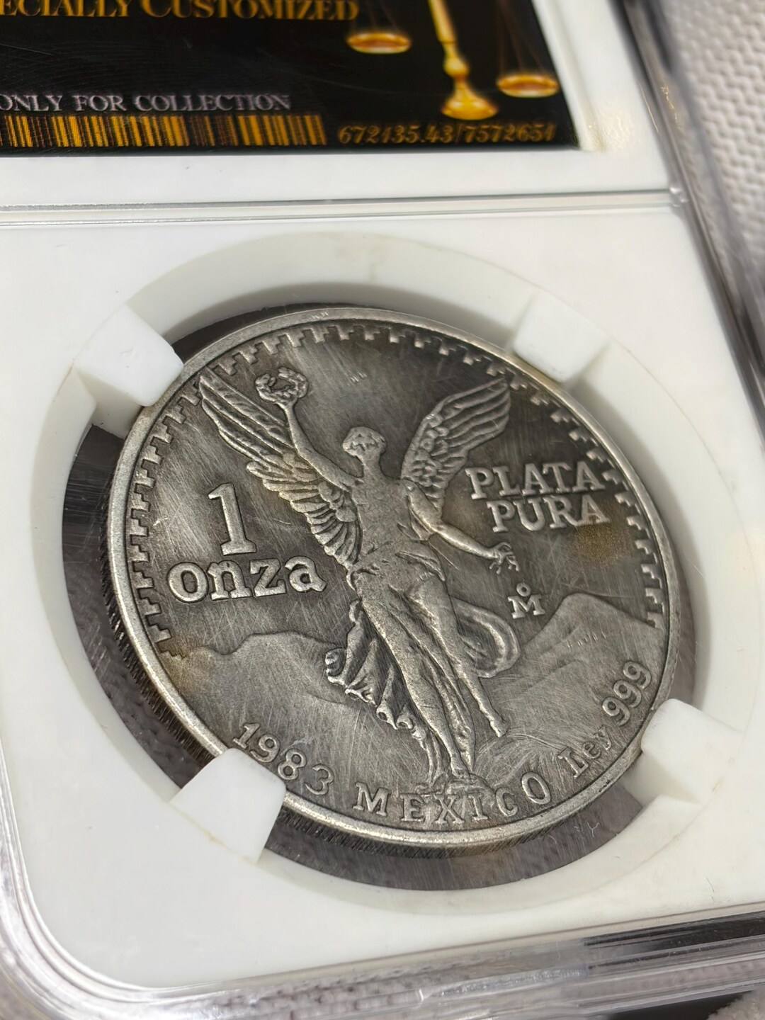 1983 Mexico Plata Pura Replica Coin, Silver Plated Collectible - Etsy