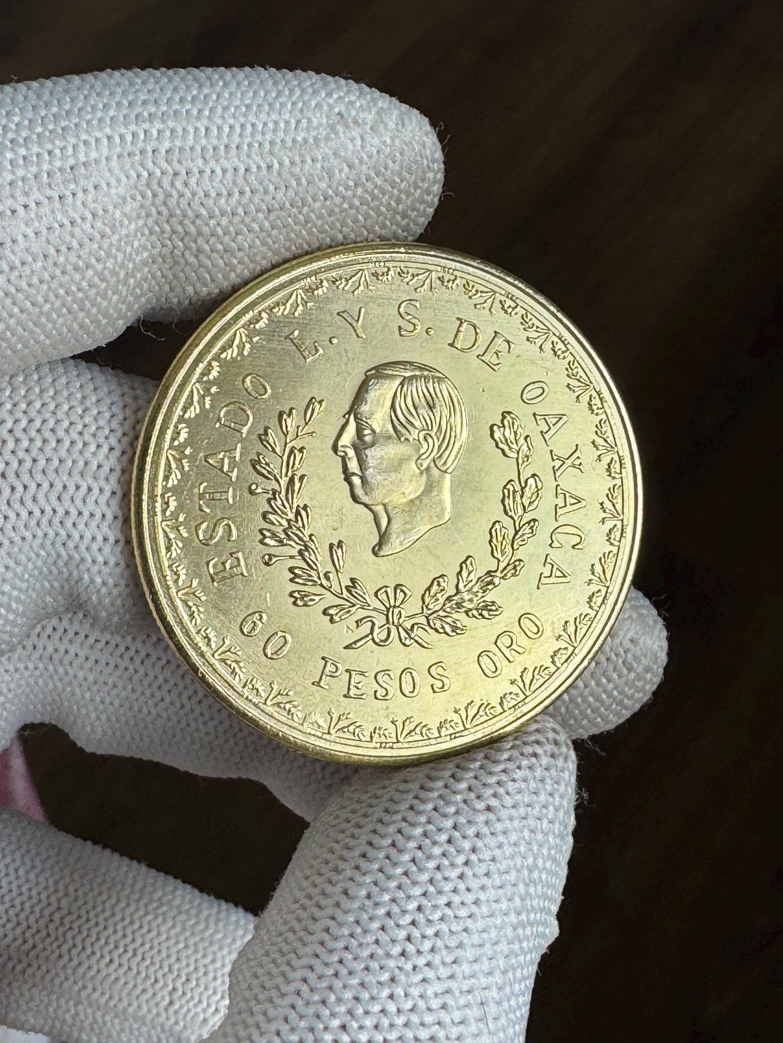 60 Peso 1916 Mexico NOT GOLDEN! Coin REPLICA - Etsy