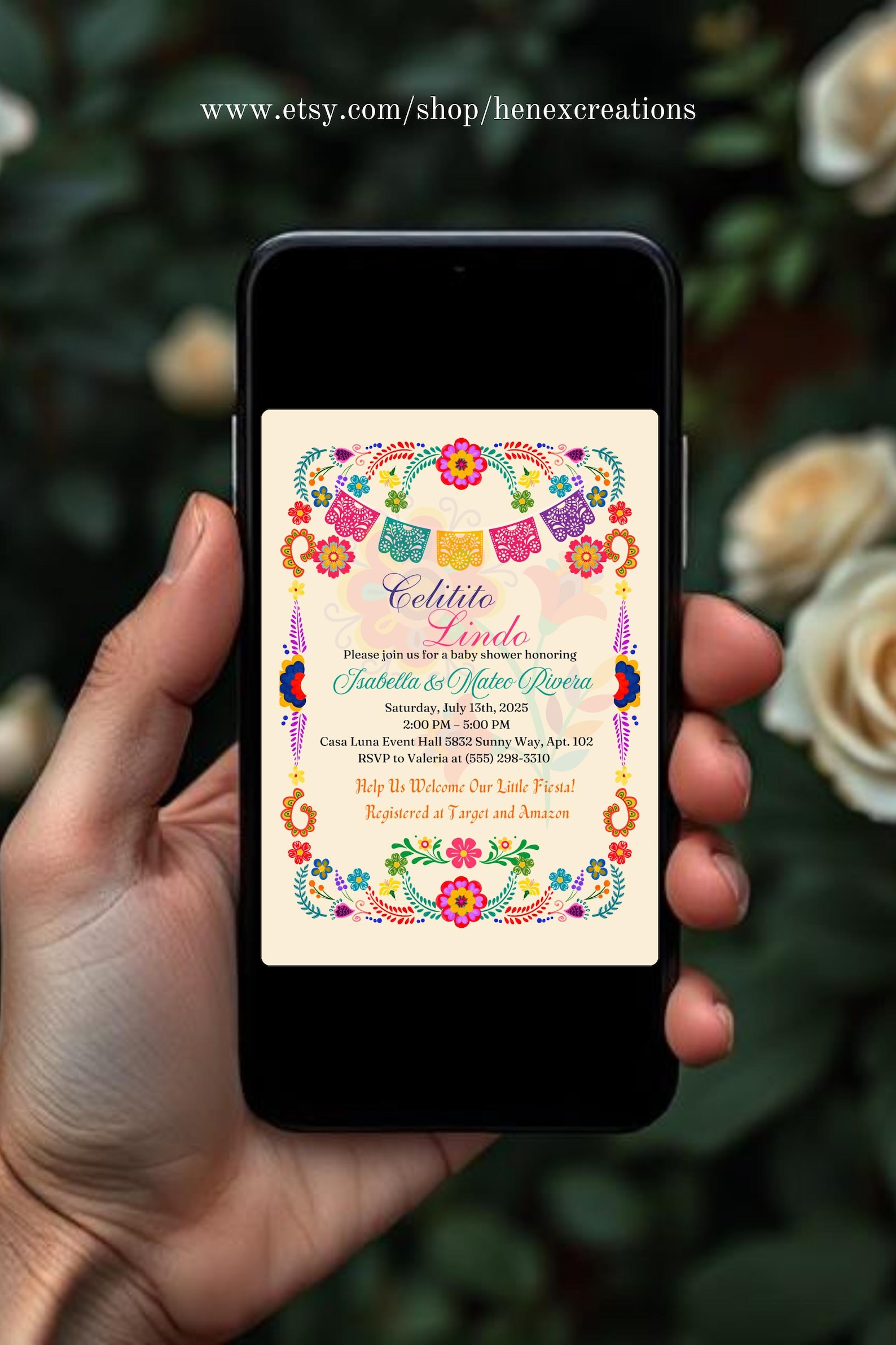 Cielito Lindo Baby Shower Invitation Editable Talavera Barro Invite ...