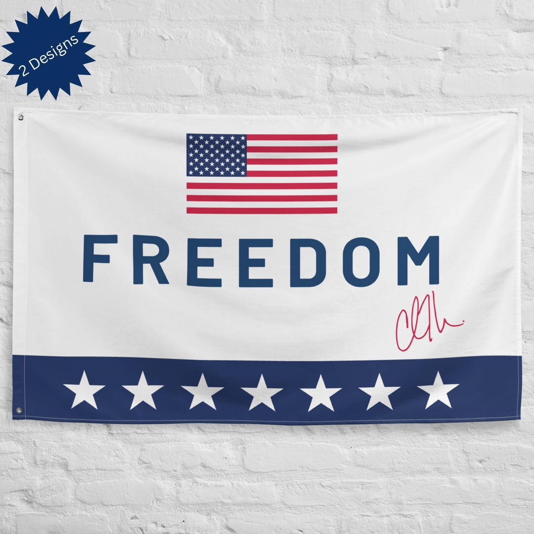 Charlie Kirk Freedom Flag. Charlie Kirk Tribute Flag, in Memory of ...