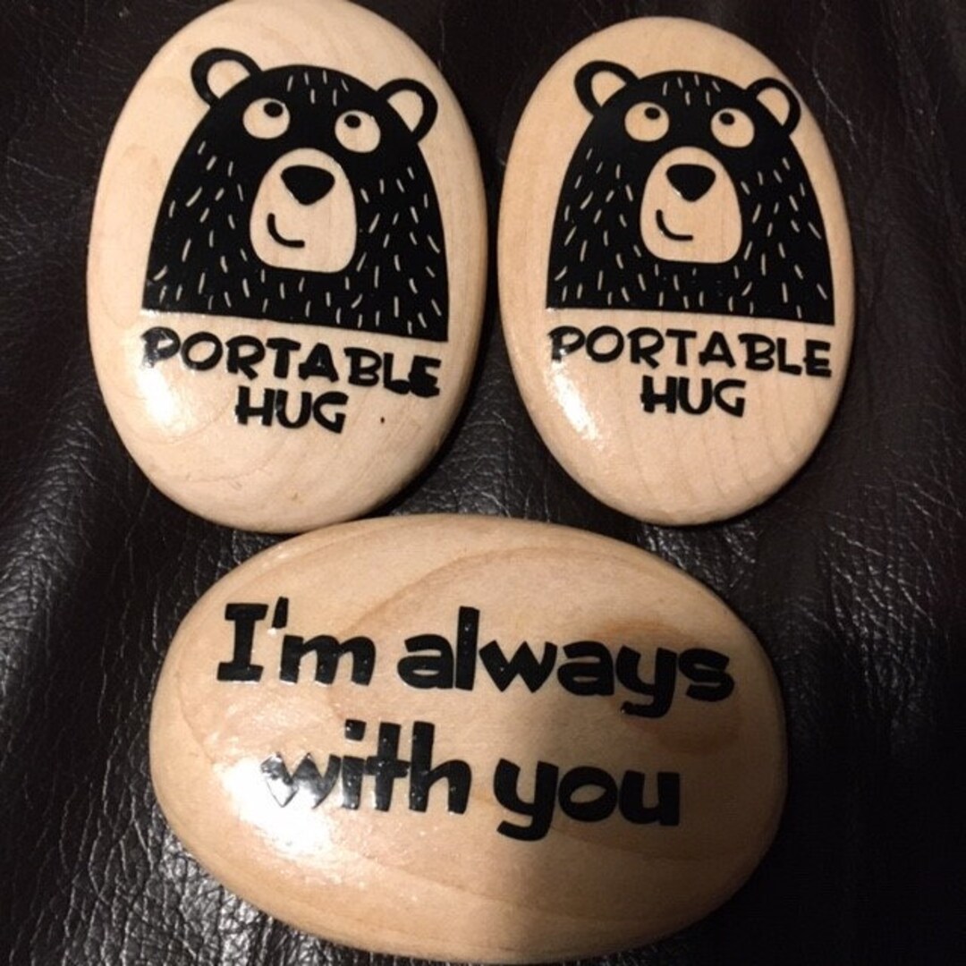 Portable Hug Pebble Wooden Large Size - Etsy