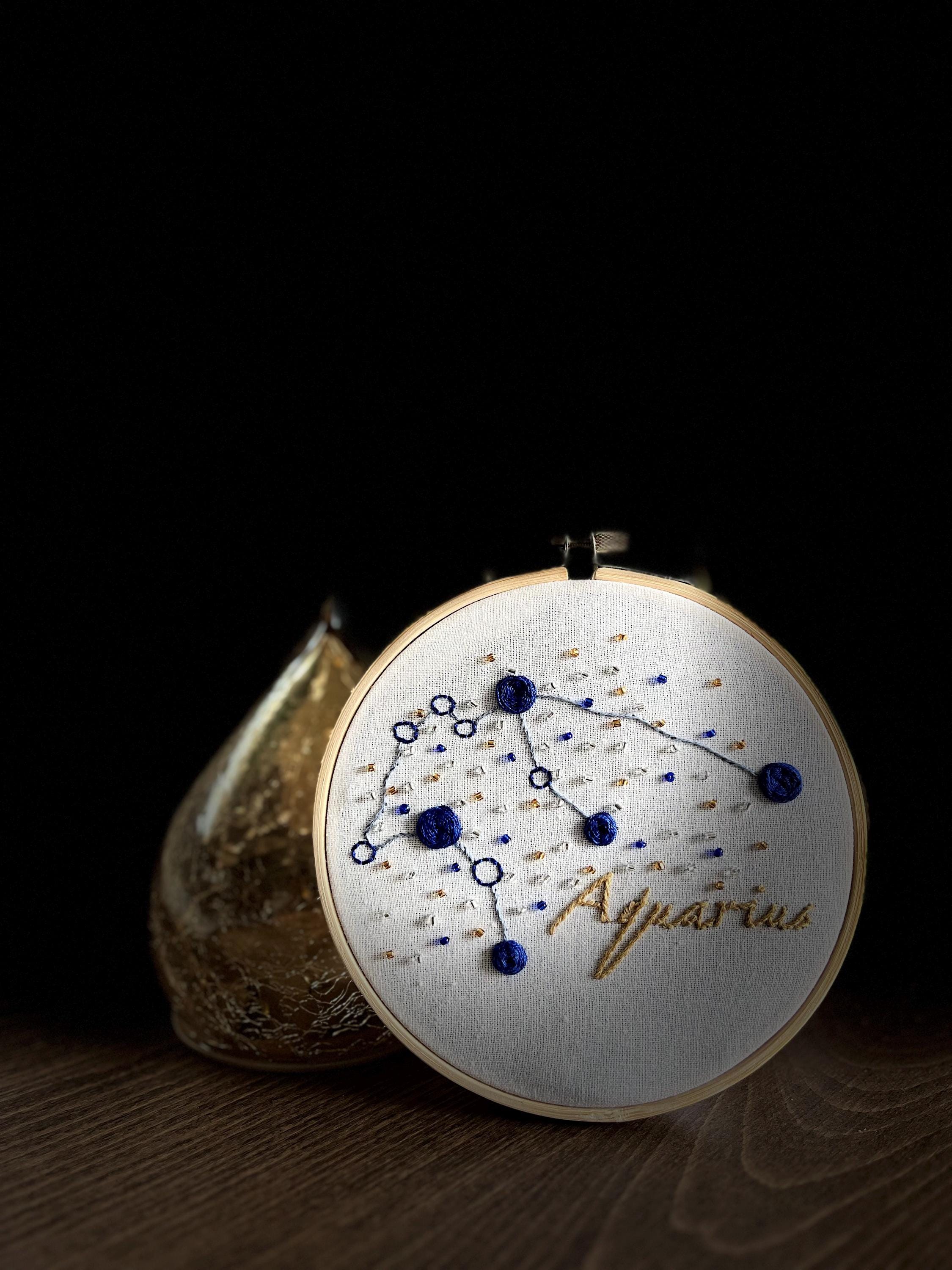 Constellation Embroidery Kit–diy Beaded Embroidery Kit(5 Inch)[choose ...