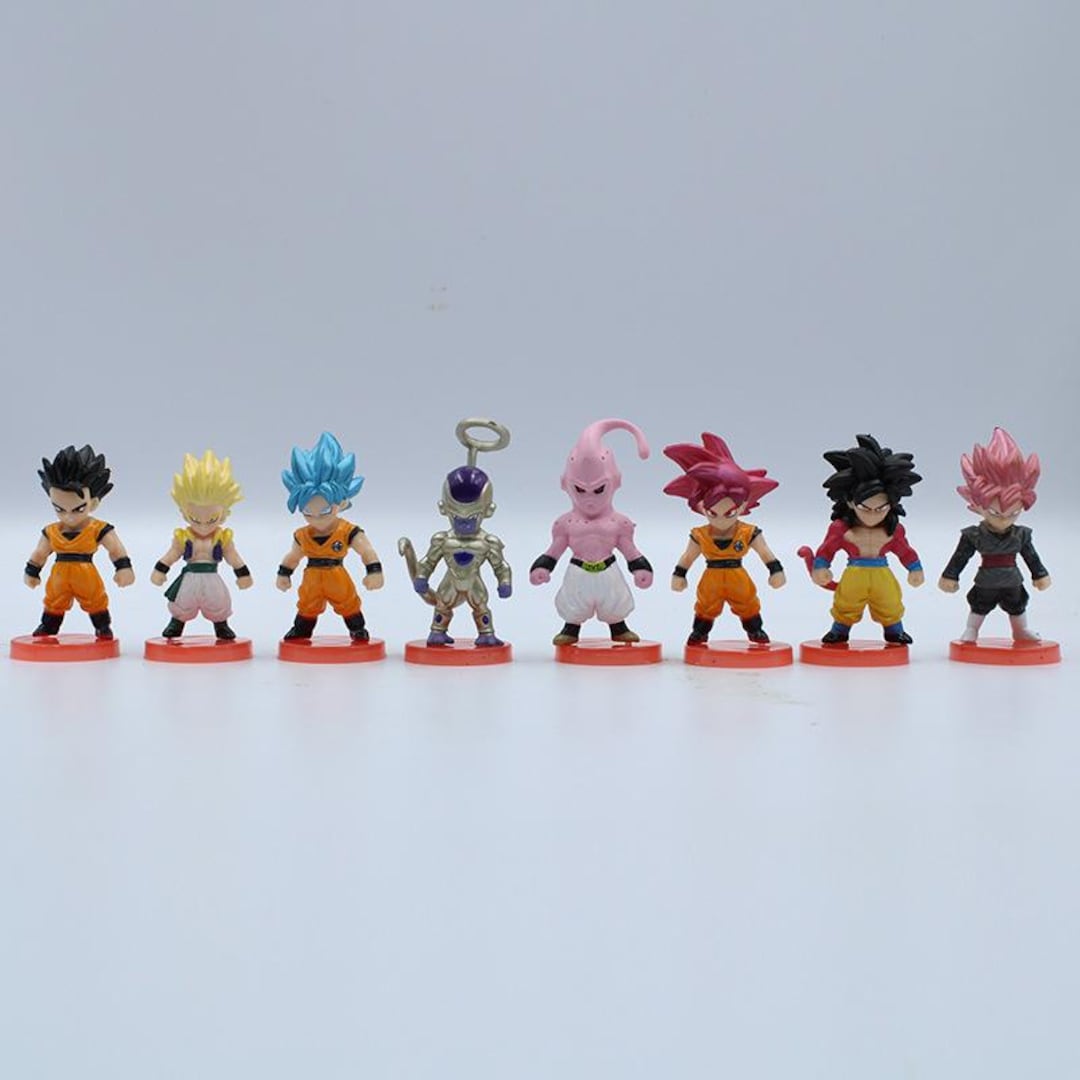 8pcs Dragon Ball Z Mini Figure Set – Goku, Vegeta, Gohan, Frieza, Buu ...