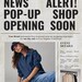 Newspaper Announcement Pop up Shop Invite 2 Pages Fashion Headline News ...