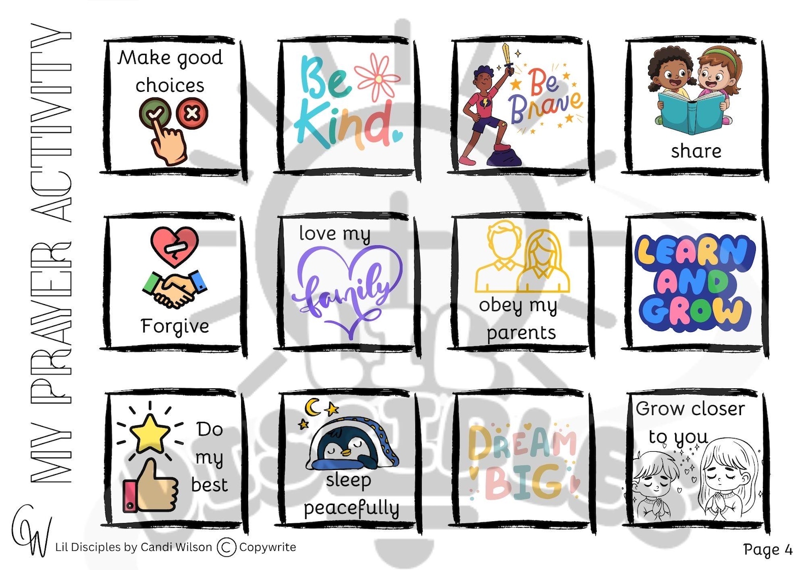 Toddler Prayer Activity Pack | Printable Bible Craft (PDF Download) - Etsy