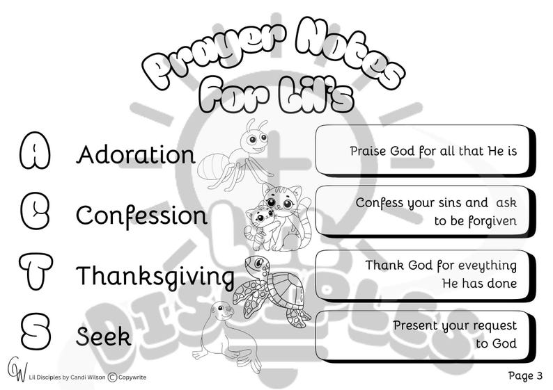 Toddler Prayer Activity Pack | Printable Bible Craft (PDF Download) - Etsy