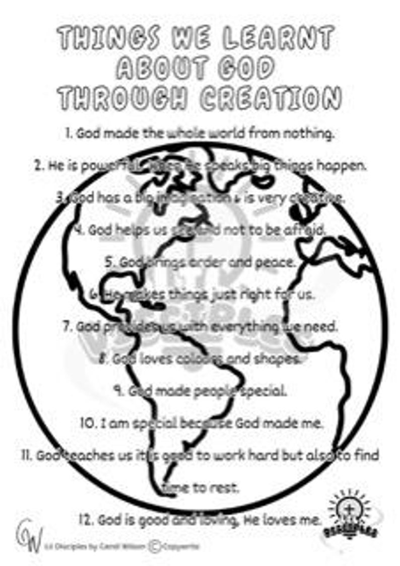 7 Days of Creation Large Activity Bundle | Christian Learning ...