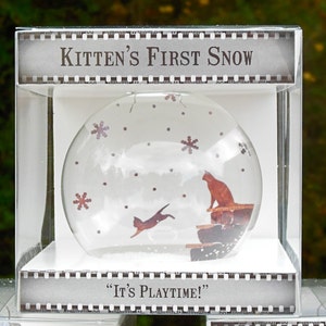 Kitten's First Snow Christmas Holiday Ornament - Etsy