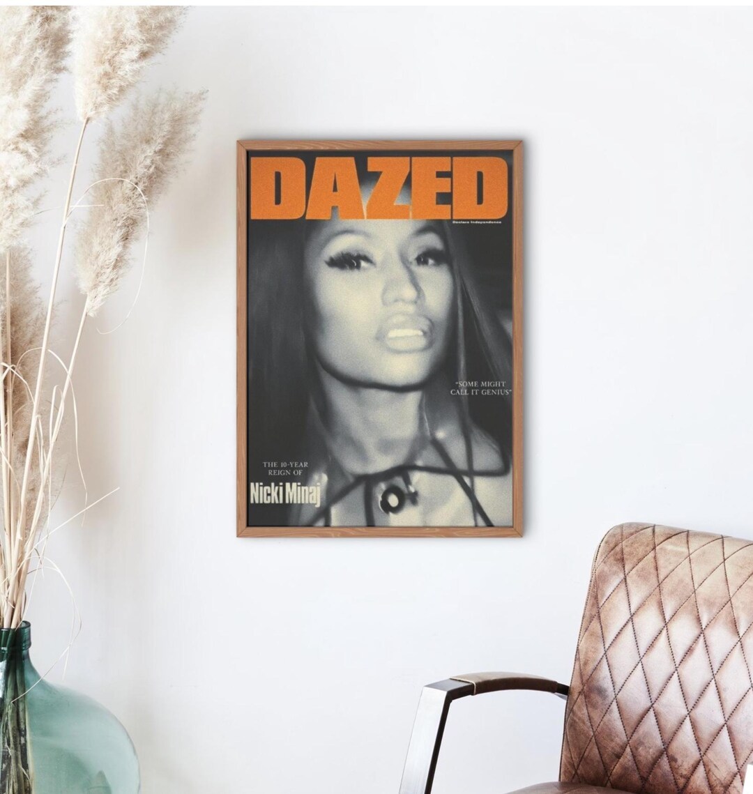 Nicky Hip-hop Poster, Rap Wall Art Print, Vintage Music Magazine Cover ...