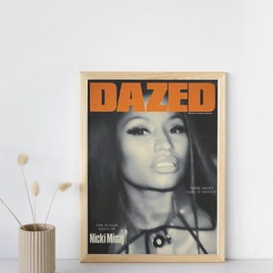 Nicky Hip-hop Poster, Rap Wall Art Print, Vintage Music Magazine Cover ...