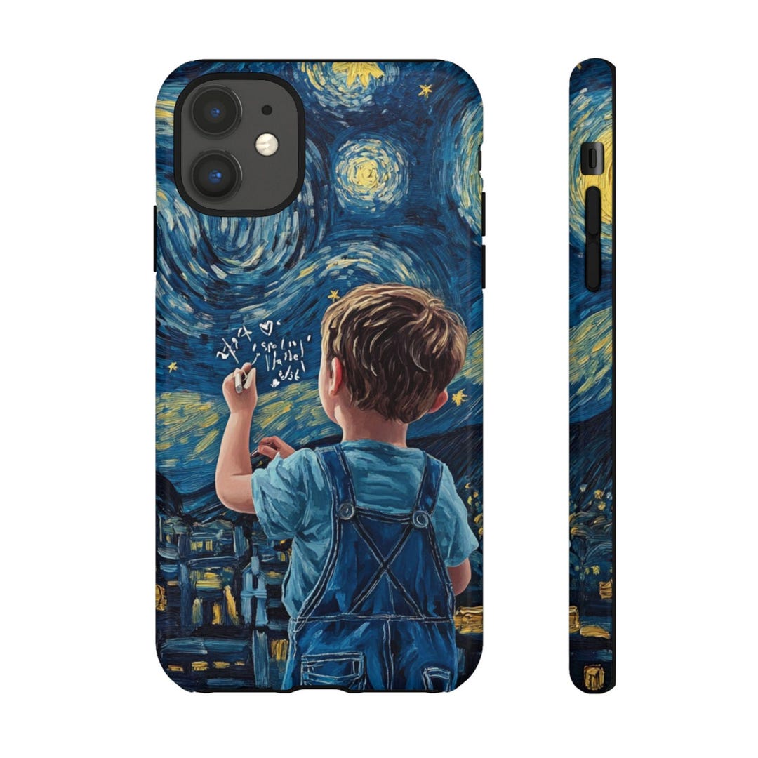 Van Gogh Starry Night Phone Case - Artistic Tough Case - Etsy