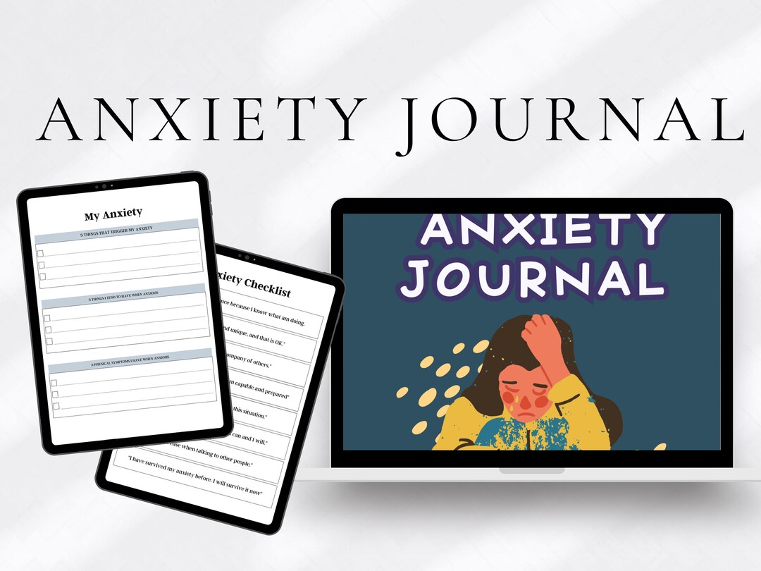 Anxiety Journal | Mental Health Workbook | Self-care Planner | Stress ...