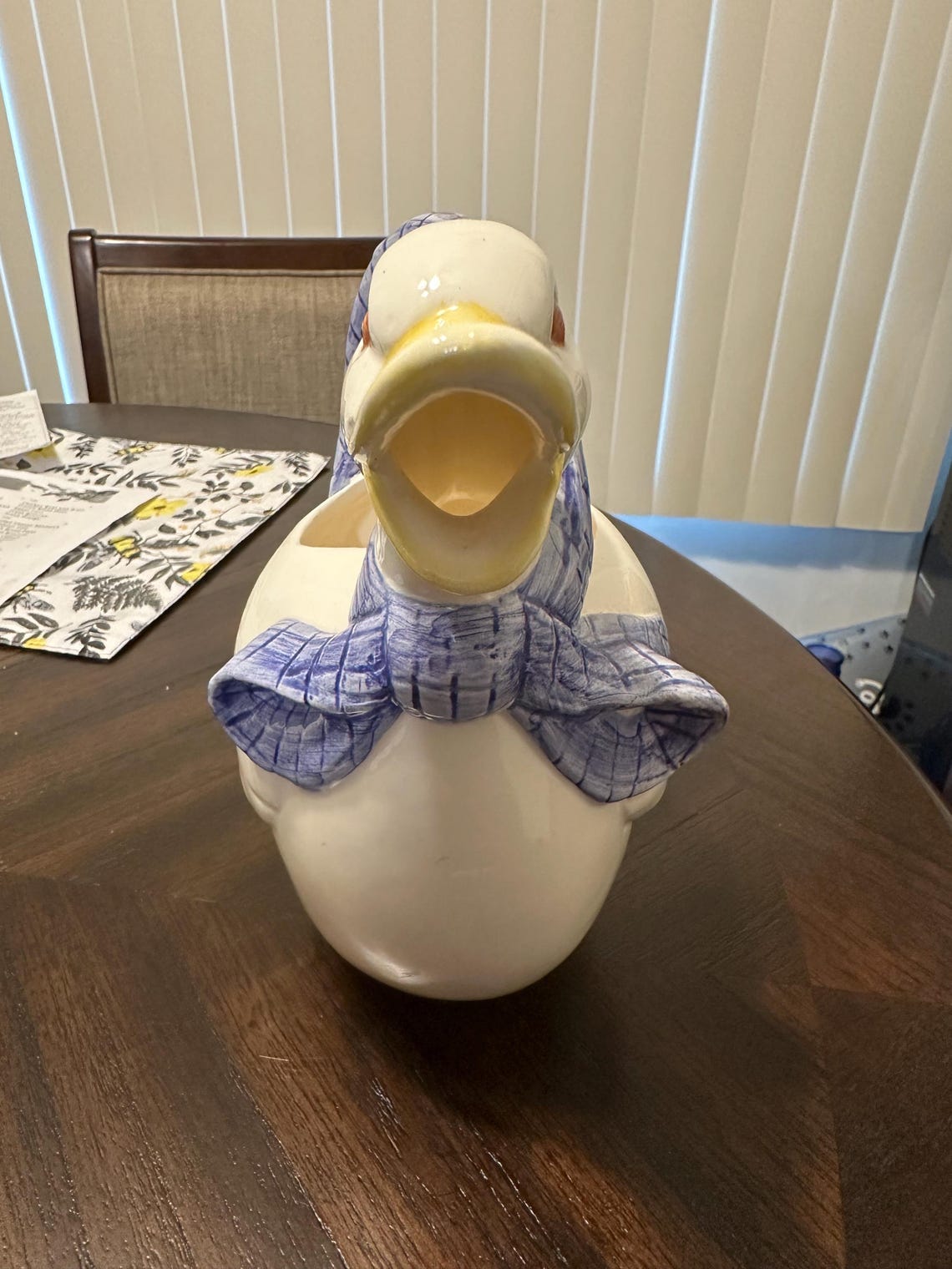Vintage Ceramic Duck Pitcher - Etsy
