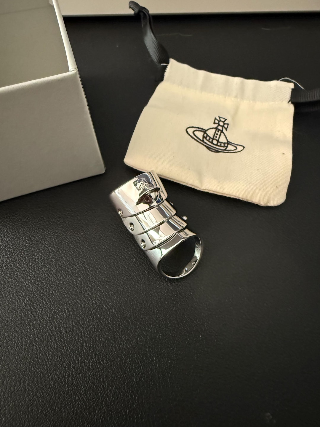 Vivienne Westwood Nana Armored Ring - Etsy Australia