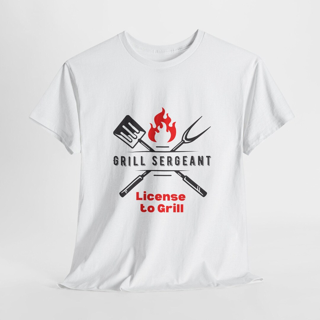 Grill Sergeant Tee: BBQ Lover's Cookout Apparel - Etsy