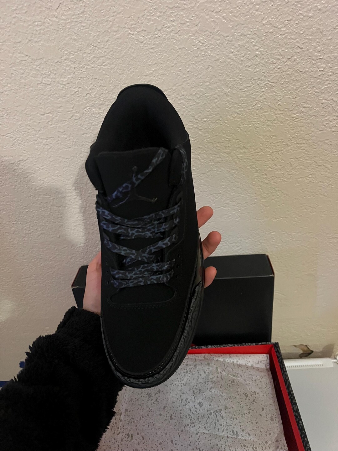 Jordan Retro 3 Black Cat - Etsy