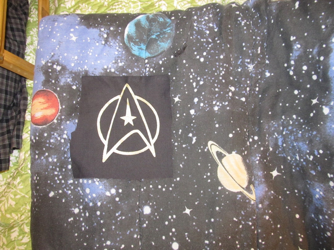 Star Trek Patch, Starfleet Insignia, Gold on Black, Communicator ...