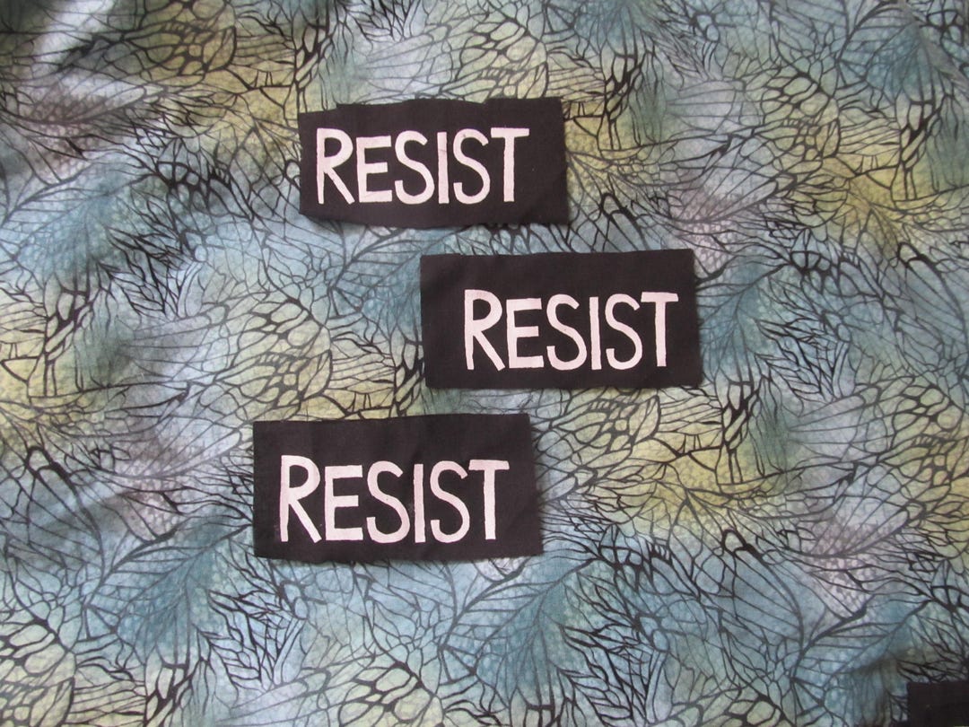 RESIST PATCH Black Resist Patriarchy Oppression Racism - Etsy