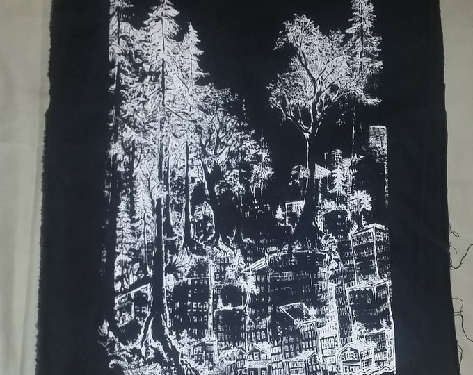 Large Forest Wins Back Patch Nature, Punk Patches, Forest, Tree, Trees ...