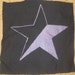 Feminist Anarchy Star Patch - Purple on Black Canvas, Large Back Patch ...
