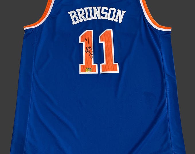 Jalen Brunson Signed, Autographed Jersey. NWT - Etsy
