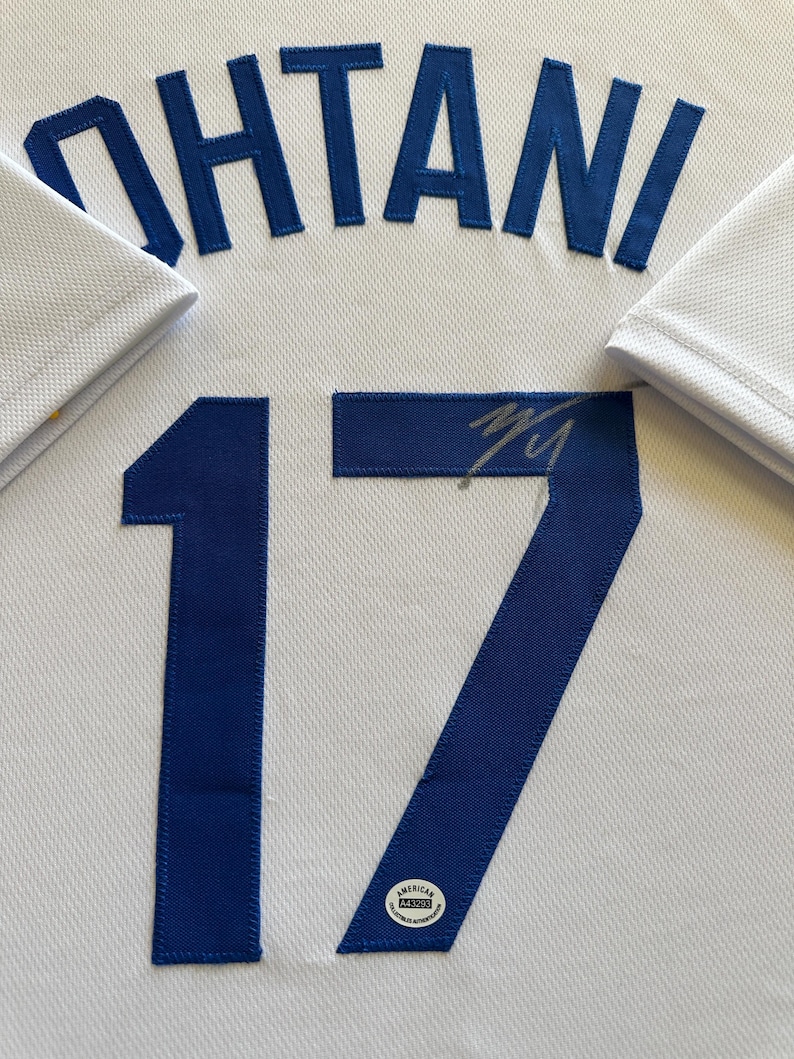 Shohei Ohtani Signed Jersey. ACA Authenticated. LA Dodgers. - Etsy