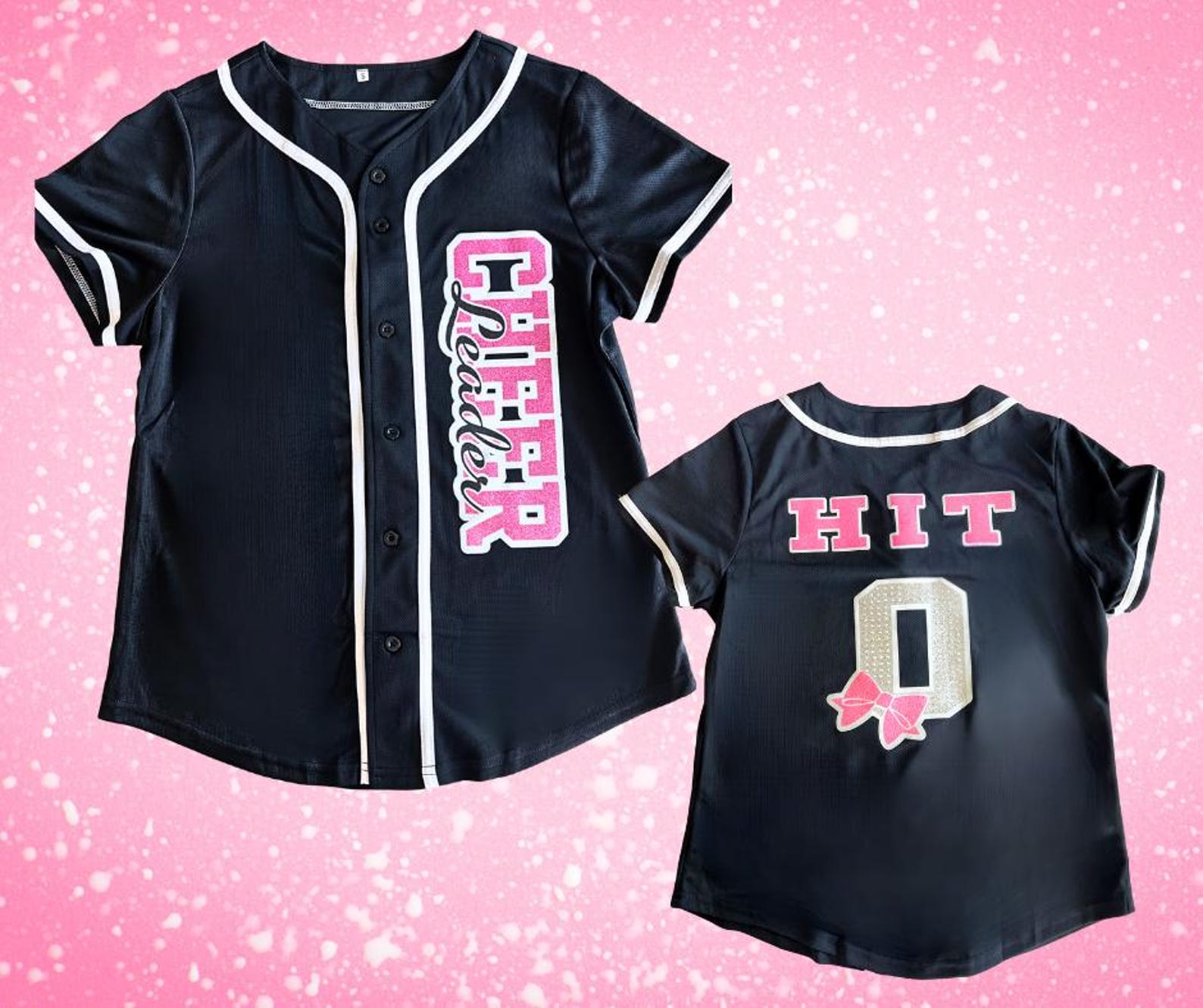 YOUTH SIZE Personalized Cheer Jersey - Blinged “hit 0” - Etsy