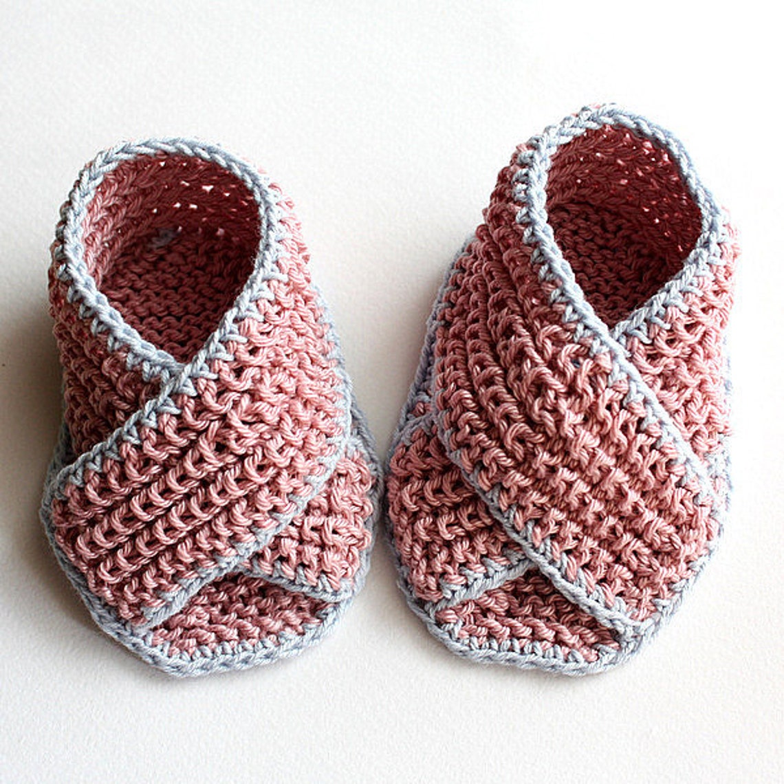 Knitting Pattern (PDF File) Baby Sandals Piccolini (for Sizes 0-3/3-6/6 ...