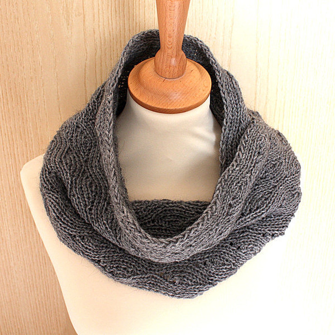 Knitting Pattern Cowl Moebius- Unisex (pdf File) - Etsy